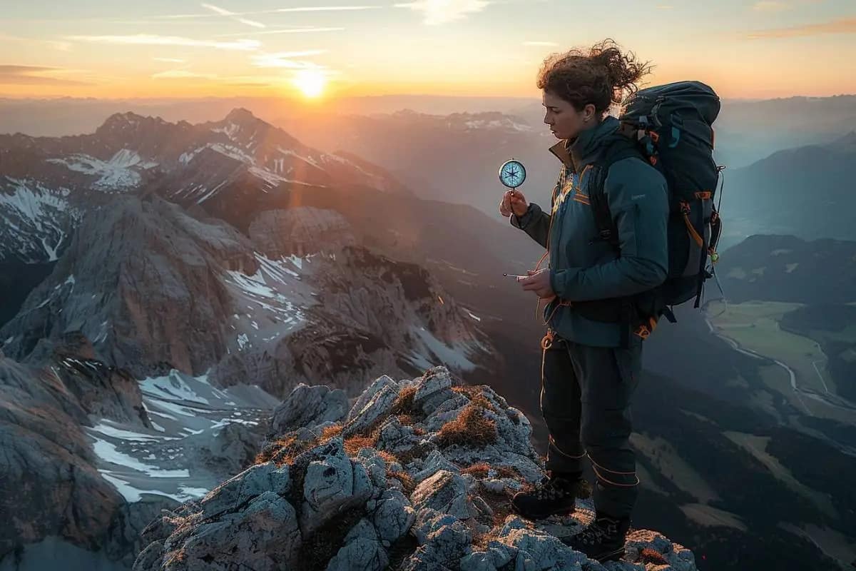 Maîtriser l'art d'utiliser une boussole d'orientation en montagne
